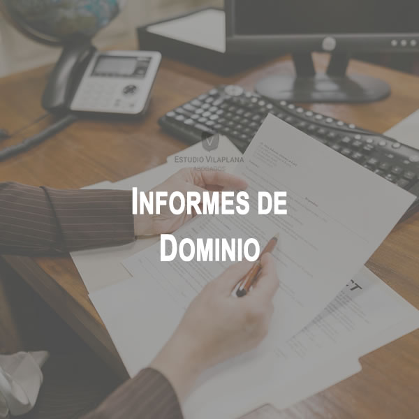 INFORME DE DOMINIO INMUEBLE