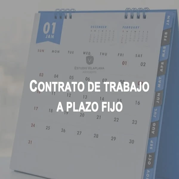CONTRATO DE TRABAJO A PLAZO FIJO