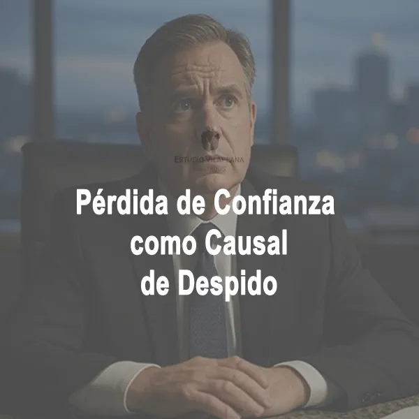 PÉRDIDA DE CONFIANZA COMO CAUSAL DE DESPIDO: ¿Cuándo es válida?